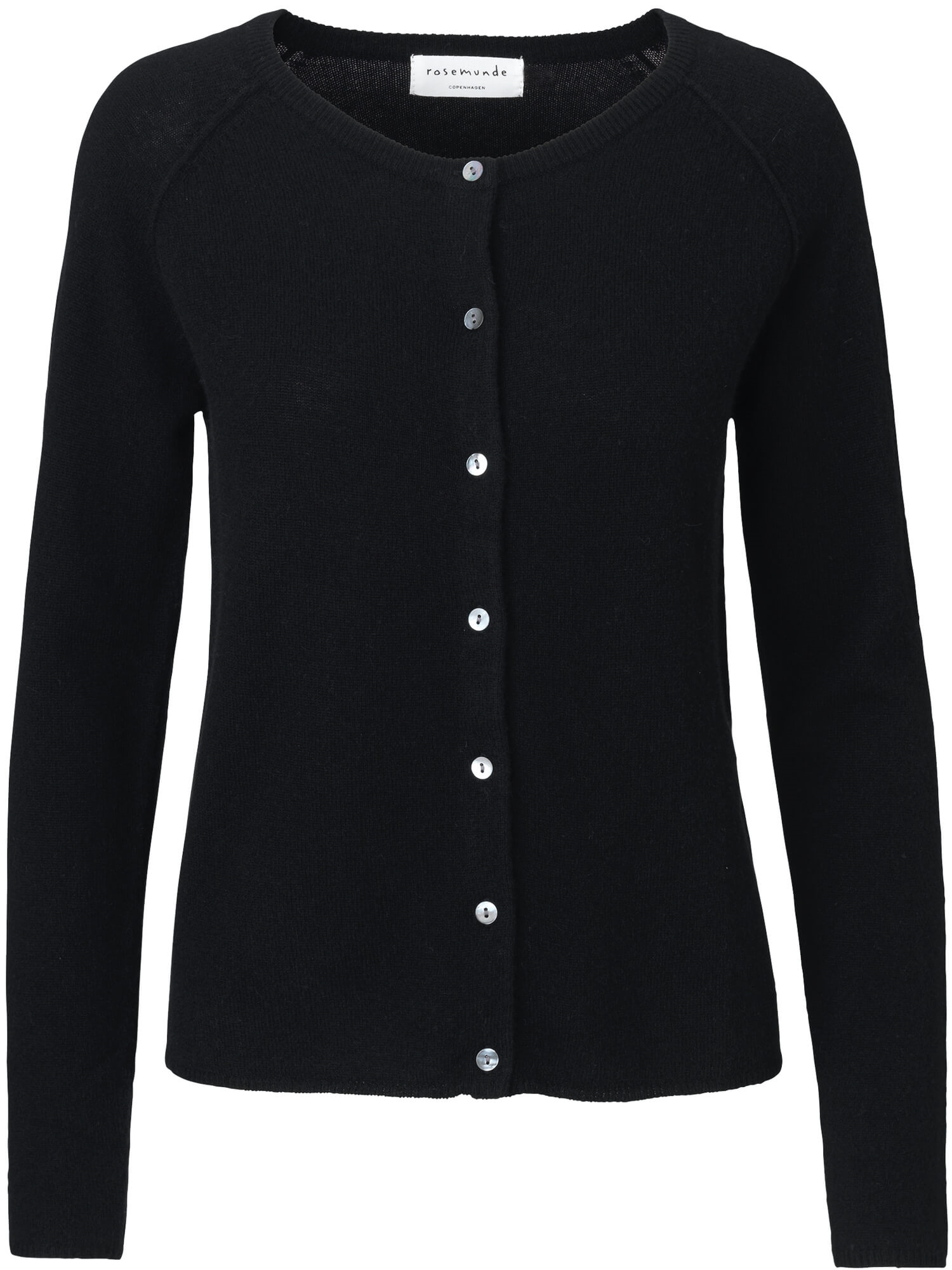 Rosemunde RWLaica Raglan Cardigan i Sort ♥ Shop her