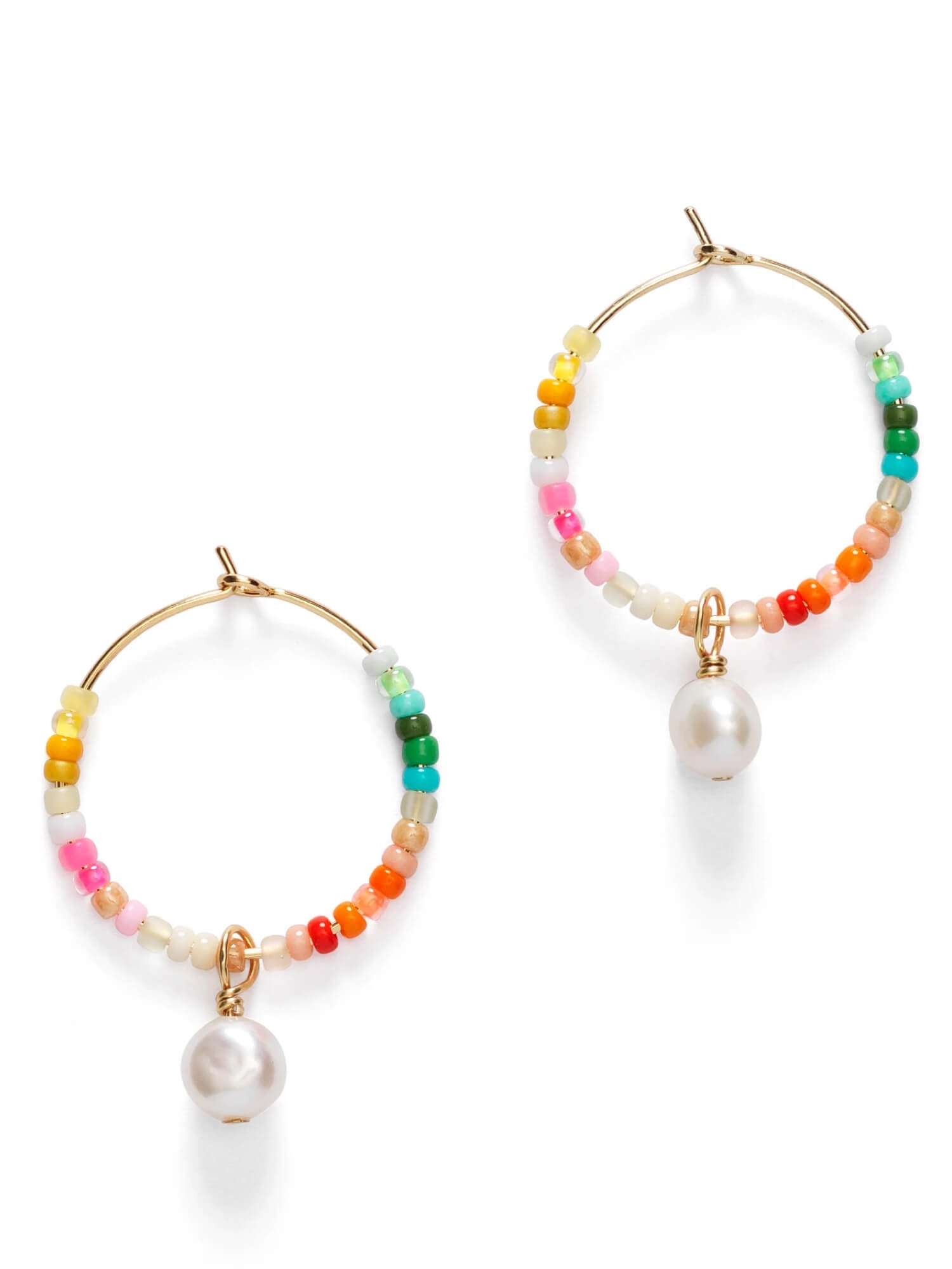 Anni Lu Rainbow Nomad Hoops, Guld ⇒ Køb den her