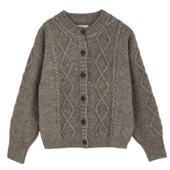 Skall Studio Agnete Cardigan, Light Brown → Køb her